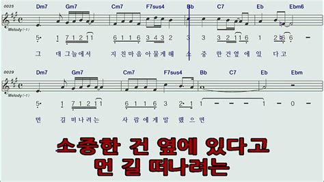 이젠그랬으면좋겠네♡조용필a하모니카 숫자악보 Mr Youtube