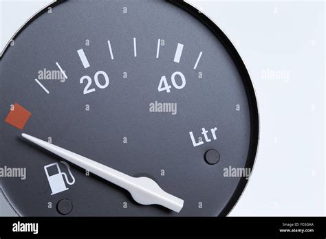 Fuel indicator Stock Photo - Alamy