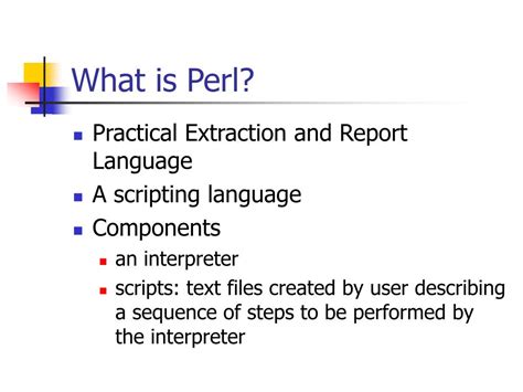ppt introduction to perl powerpoint presentation free download id 5429311
