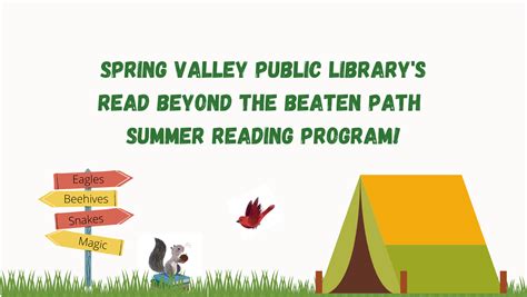 Summer Reading Program Week One Spring Valley Public Library