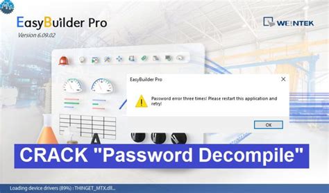 Unlock Password Decompile Exob Cxob Xob Weintek HMI Plc
