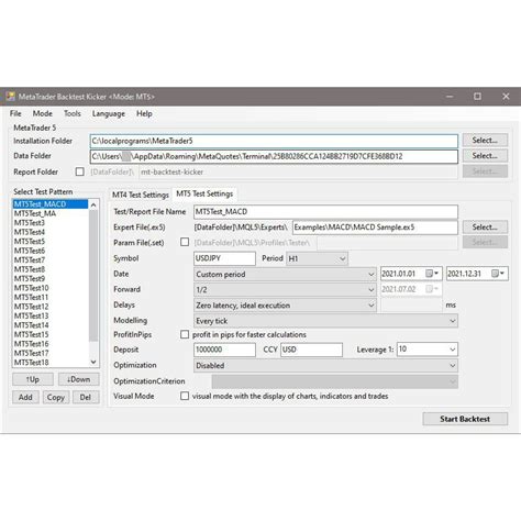 Metatrader Auto Backtest Kicker Pro Mt4 Mt5 Software With Manual