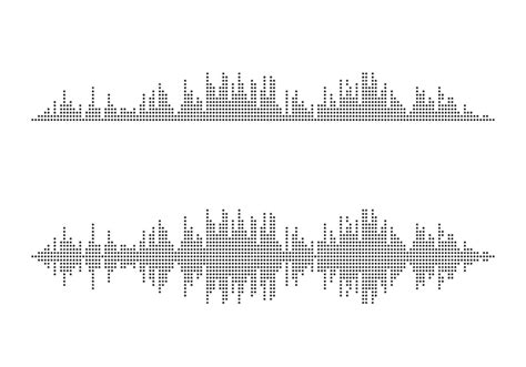 Premium Vector Sound Waves Vector Illustration