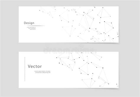 Vector Connect Lines And Dots Stock Vector Illustration Of Medical