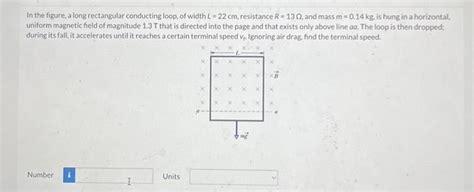 Solved In The Figure A Long Rectangular Conducting Loop Of Chegg