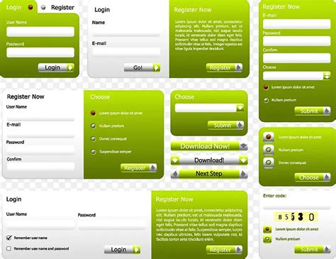 网页表单设计png图片素材下载图片编号8857682 Png素材网