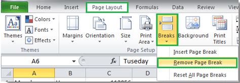 How To Insert Or Remove Page Break In Excel