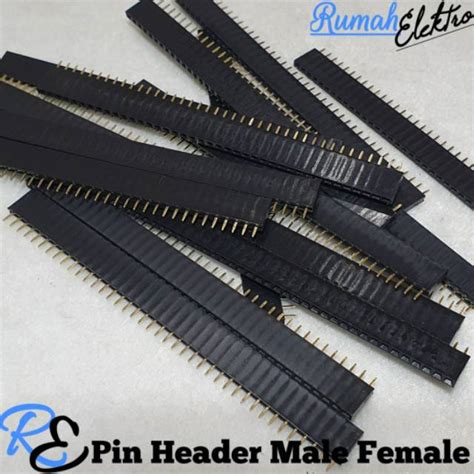 Jual Pin Header Male Female Shopee Indonesia