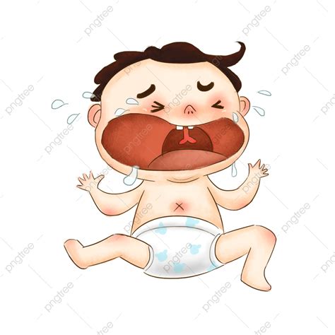 Crying Baby Baby Cry Cry Loudly Png Transparent Clipart Image And
