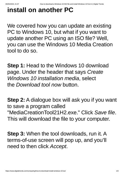 Solution How To Download A Windows 10 Iso File And Install Windows 10