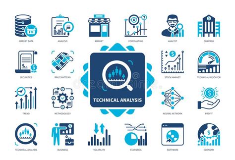 Technical Analysis Icon Set Stock Illustrations 1 723 Technical Analysis Icon Set Stock