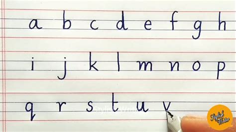 45+ Ways To Improve How To Write Small Alphabet Letters