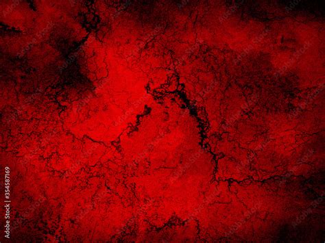 Ilustración De Stock ひび割れた赤い背景素材 Adobe Stock