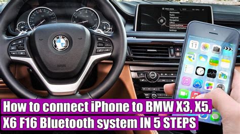 How To Connect Pair IPhone Bluetooth To BMW X X X F