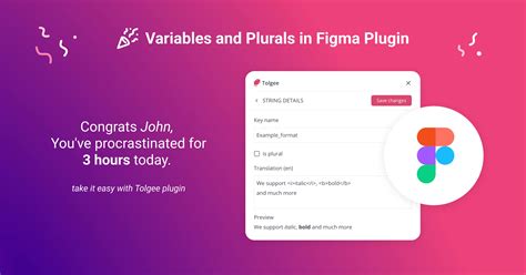 variable and plural support now available in the figma plugin tolgee