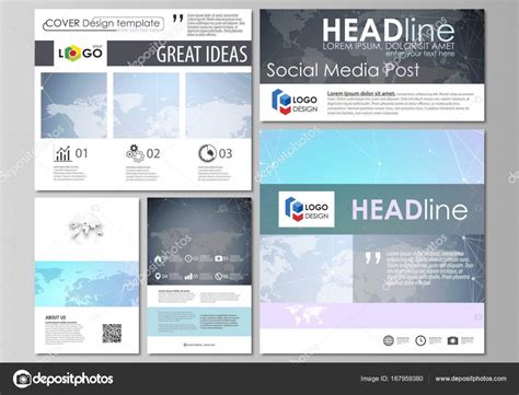 인기 있는 형태로 현대 사회 미디어 게시물 디자인 서식 파일의 편집 가능한 레이아웃의 최소한의 추상적인 벡터 일러스트 다각형 텍스처입니다 글로벌 연결 미래 지향적인