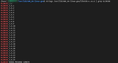 Solution For Nn U Net Reporting Error Version `glibcxx 3 4 26 Not