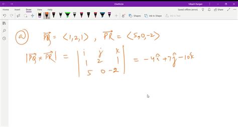 Solved A Find A Nonzero Vector Orthogonal To The Plane Through The
