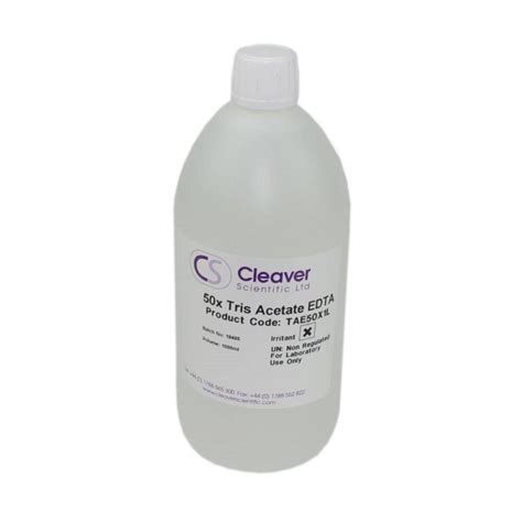 Buffer Running Tris Acetate Edta 50x 5l Mrs Scientific