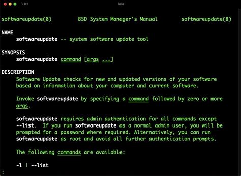 Macos Softwareupdate Cli Scott Bollinger