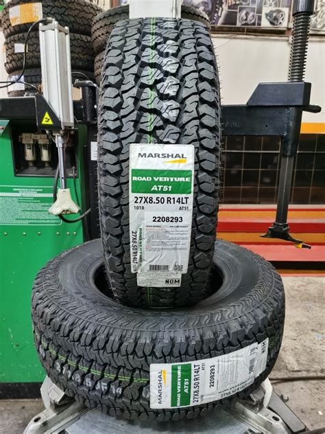 Paquete De 2 Llantas 27x8.50 R14 Marshal At51 (kumho) 101r | Meses sin ...