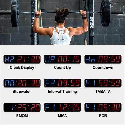 Buy Jhering Gym Timer Portable Interval Timer With Rechargeable