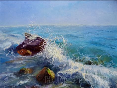 Картина Море Размеры 40x30 Год 2022 Цена 5000 рублей Художник Быструшкин Сергей Константинович