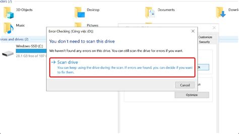 Fix lỗi File or Directory Is Corrupted and Unreadable