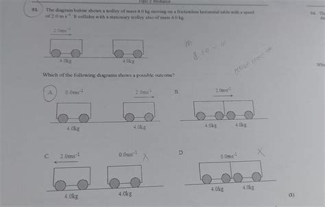 solved there are two object with the same mass however one