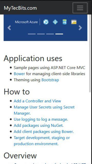 Using Bootstrap In Aspnet Core Mvc My Tec Bits