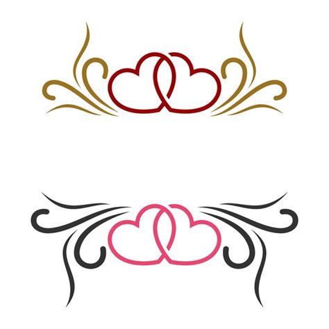 Premium Vector Love Crest Vector Logo Template Illustration Design Eps 10