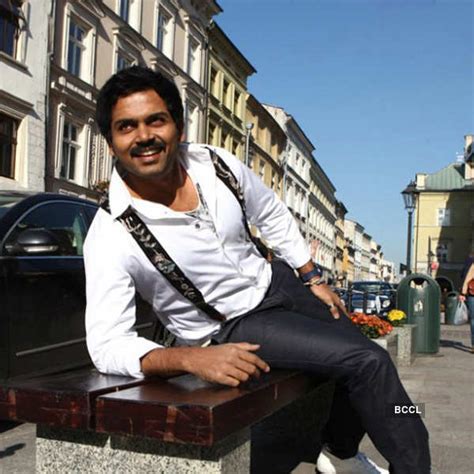 Pranitha And Karthi In A Still From The Tamil Movie Sakuni