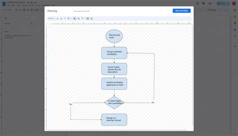 Flow Chart Google Docs How To Create Flowcharts In Excel IONOS