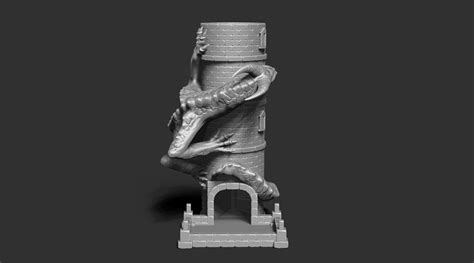 Dragon Dice Tower 3d Print Digital File Stl Etsy