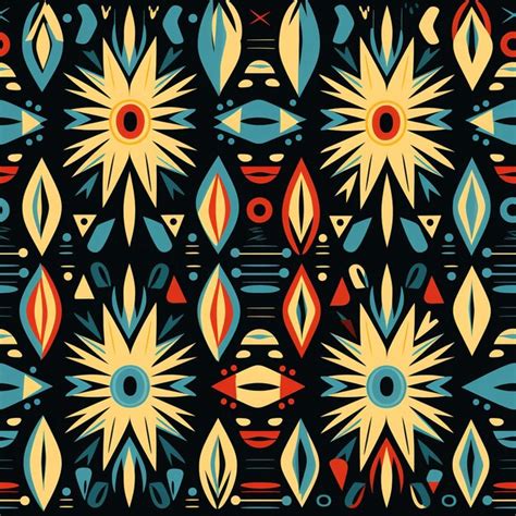 Premium Ai Image Boho Seamless Pattern Premium Ai Image Boho Seamless Pattern