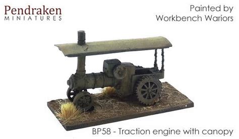 Pendraken 10mm Wwi British Traction Engine With Canopy