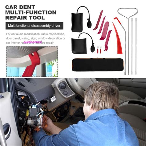 Car Door Opener Kit With Carrying Bag Professional Long Reach Tool Pump