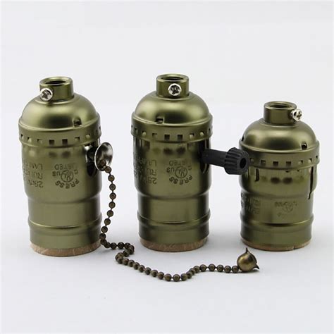 Vintage Lamp Holder With Knob Switchpull Chain Sw Vicedeal