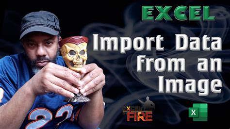 Excel Importing Data From An Image Youtube
