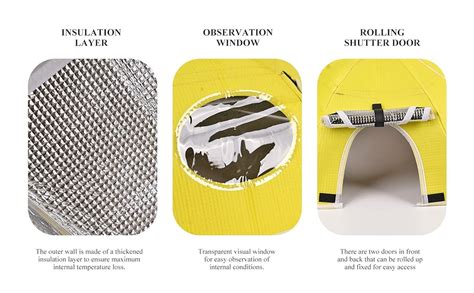 Oujimai Chicken Brooder Chick Brooder Box Heating Plate Chick Brooder Heater Kit