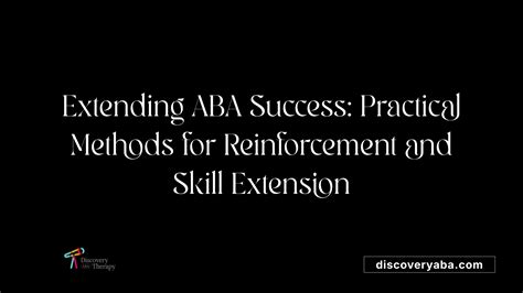 How To Reinforce Aba Learning In Community Settings Discovery Aba