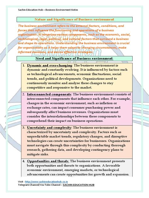 Business Environment Notes Bba By Sachin Arora Pdf Economics Globalization