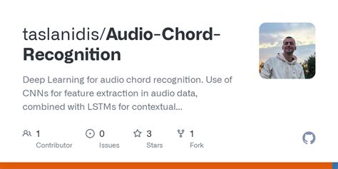 Github Taslanidisaudio Chord Recognition Deep Learning For Audio Chord Recognition Use Of