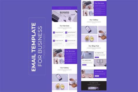 Mailchimp Email Newsletter Design Graphic By Muhammadimu2322 · Creative