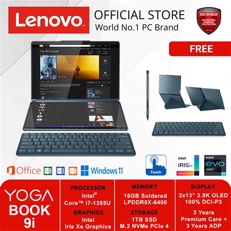 Jual LENOVO YOGA BOOK I IRU ID CORE I U GB TB SSD W OHS Shopee Indonesia