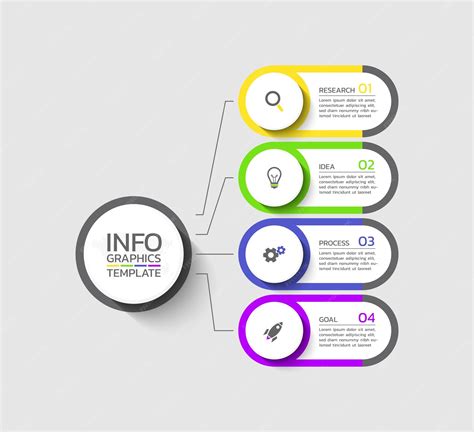 Premium Vector Circular Diagram Infographic Business Template Icons