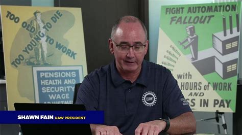 Uaw President Shawn Fain Livestream Update 8 31 23 Youtube