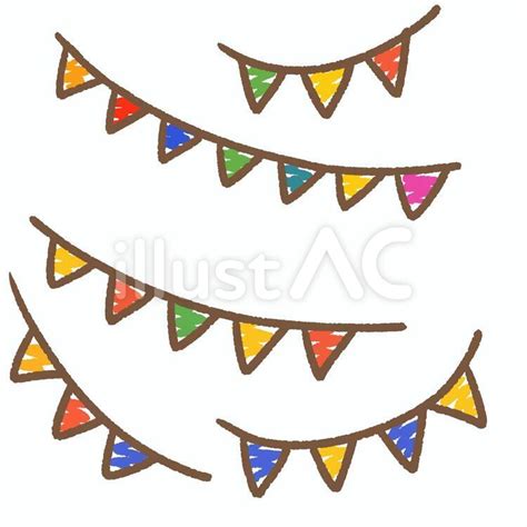 フラッグイラスト No 1330075／無料イラストフリー素材なら「イラストac」