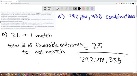 solved question 6 in a lottery 5 different numbers are chosen from the