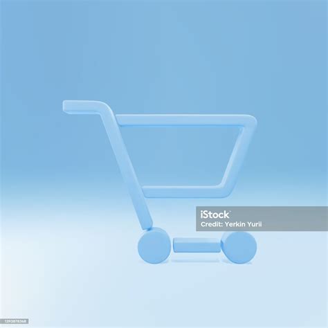 파란색 배경에 고립 된 3d 파란색 쇼핑 카트 아이콘 온라인 구매 개념 배달 서비스 표지판 슈퍼마켓 바구니 기호 벡터 일러스트레이션 고객에 대한 스톡 벡터 아트 및 기타